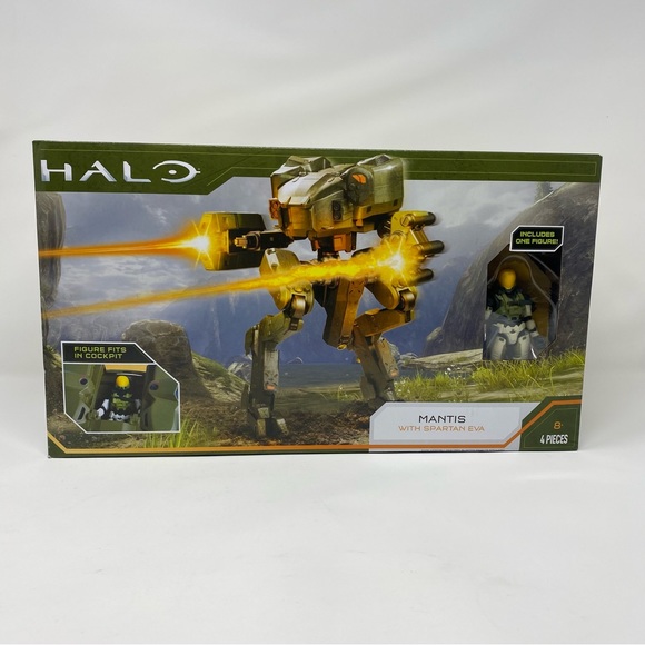 Halo | Toys | Halo Deluxe Figure Unsc Mantis And Spartan Evaarmor ...